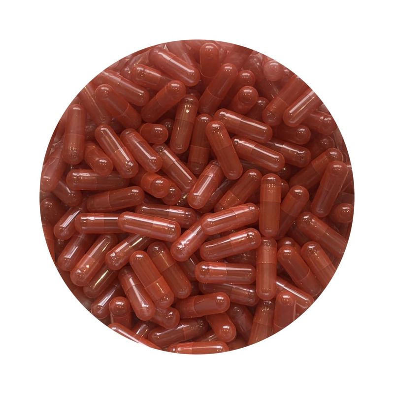 Pure Capsules® Size 00 Empty Vegan capsule Red Pink clear size 00 HPMC ...