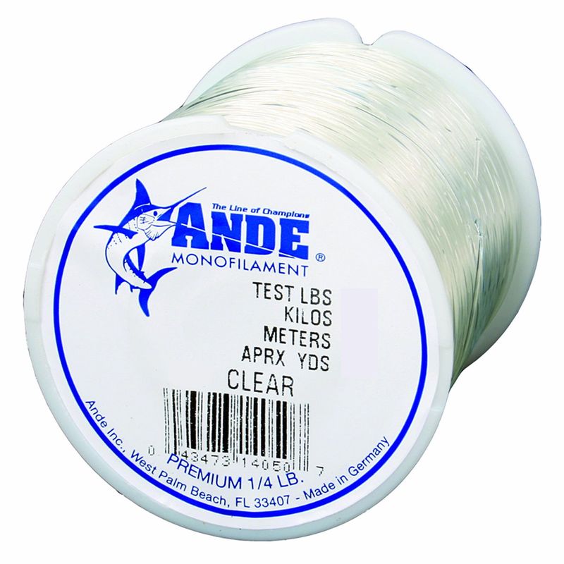 Ande Premium Monofilament Line with 200-Pound Test and 0.25-Pound Spool ...