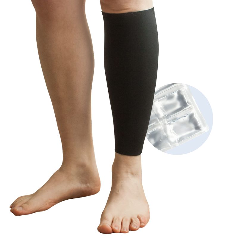 Brownmed - Sealed Ice Shin Ice - Leg Compression Sleeve to Support Shin ...