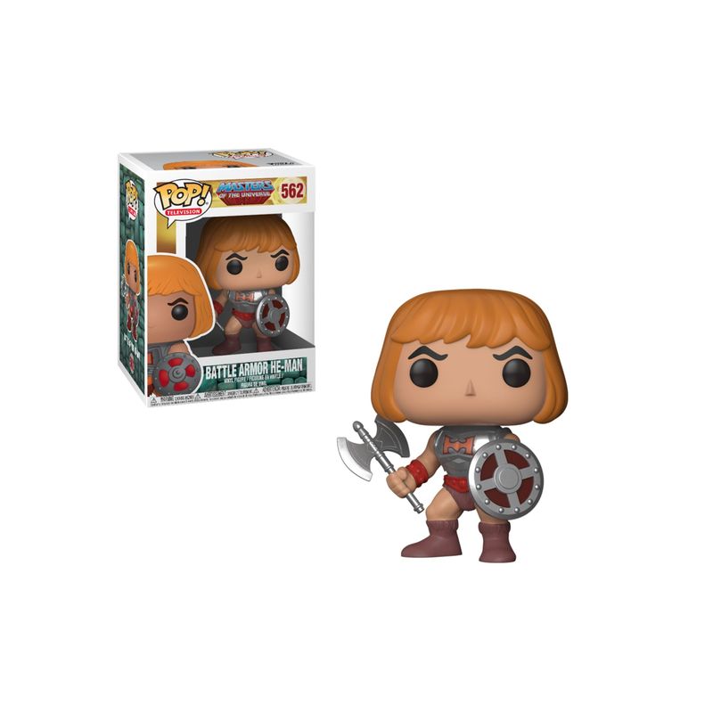 Funko Pop Television: Masters of the Universe - Battle Armor He-Man Collectible Vinyl Figure ...