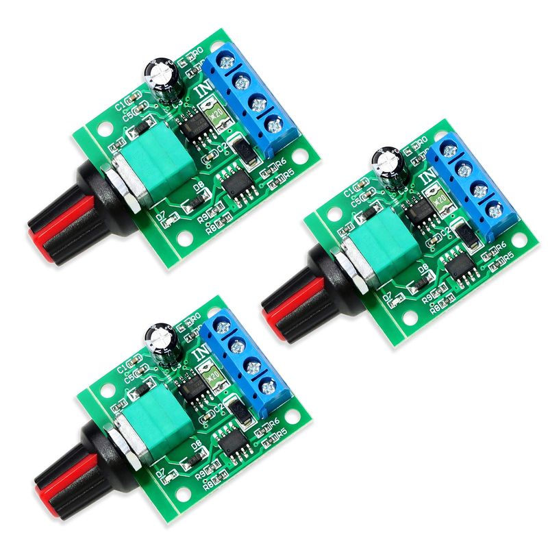 WayinTop 3pcs PWM Low Voltage Motor Speed Controller DC 1.8V 3V 5V 6V ...