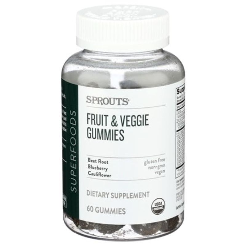 Sprouts Organic Fruit & Veggie Gummies - 60 Gummies - Online ...