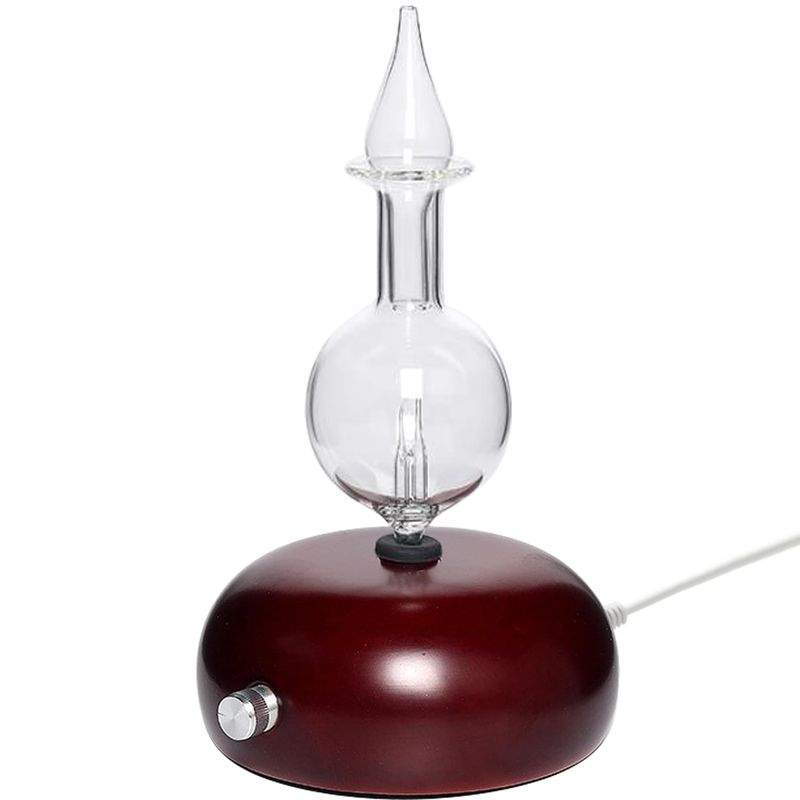 YUYAKESHI Aroma Diffuser, Water and Heat Free Wooden Base, Glass ...