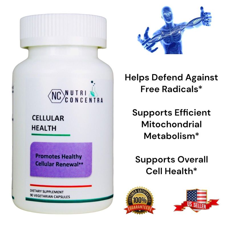 Cellular Nutrition Supplement, Improve Cellular Metabolism, 750 mg, 90 ...