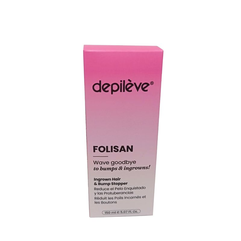 Depileve Folisan - Post Wax Oil, Relieves Razor Burn, Razor Bumps and ...