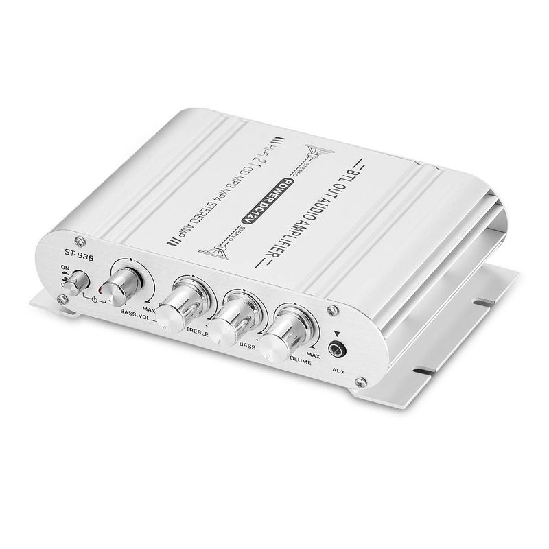 Nobsound Mini HiFi Stereo 2.1CH Audio Amplifier for Home Car Yacht ...