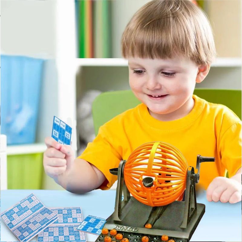 PEBBLE HUG Bingo Lotto 90 Balls 12 Cards, Complete with Bingo Balls ...