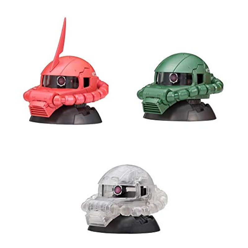Mobile Suit Gundam EXCEED MODEL ZAKUHEAD 6 (All 3 Types Set (Full Comp ...