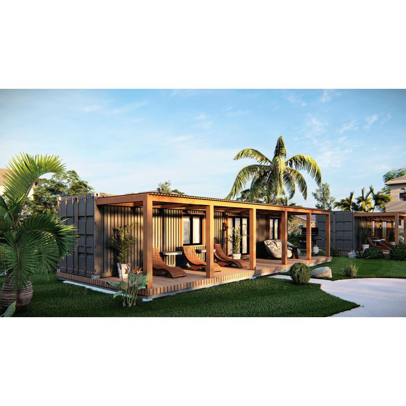 40' High-Cube Shipping Container Home Plans – Design Guide with ...