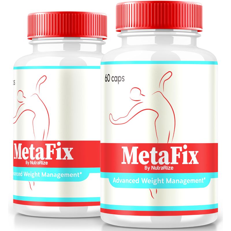 NutraRize (2 Pack) Metafix Capsules, Maximum Strength Formula for A Fit ...