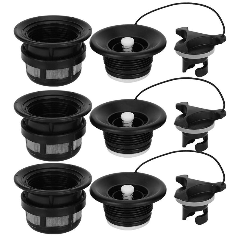 3Pcs Air Valve, Inflatable Tent Air Valve with Filter Mesh Accessory ...