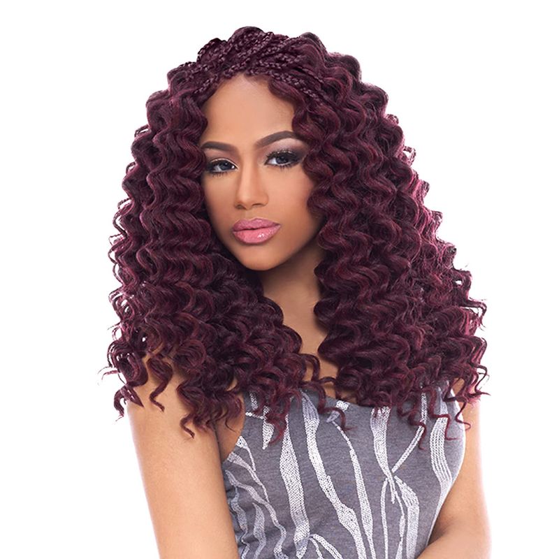 Harlem125 Synthetic Hair Braids Kima Braid Ripple Deep 14" (3-pack, P1B ...