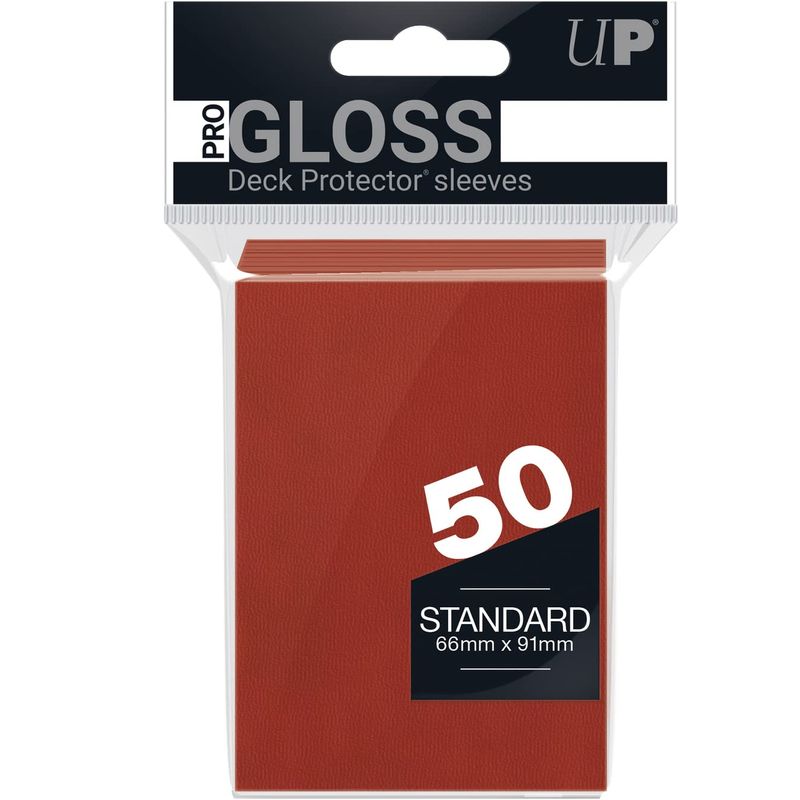 Ultra Pro - PRO Gloss 50ct Standard Size Card Protector Sleeves (Red ...