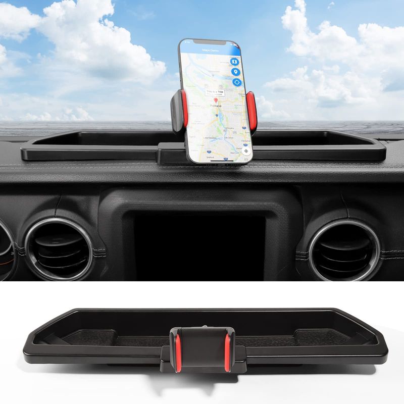 CheroCar JL Dash Multi-Mount Phone Holder Stoage Tray Cellphone System ...