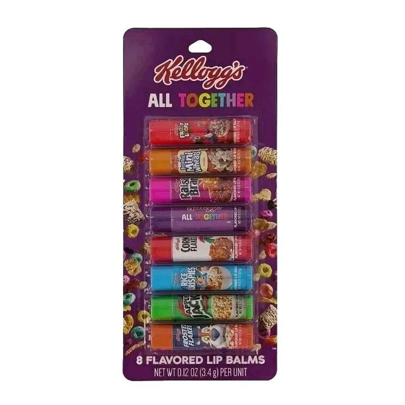 Taste Beauty Kelloggs Breakfast Cereal Flavored Lip Balms 8-Pack All ...