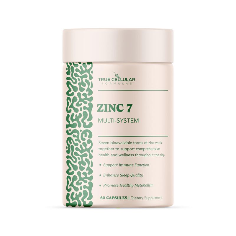 Zinc7 Advanced Daily Zinc Supplement: Multi-System Zinc for Immune ...