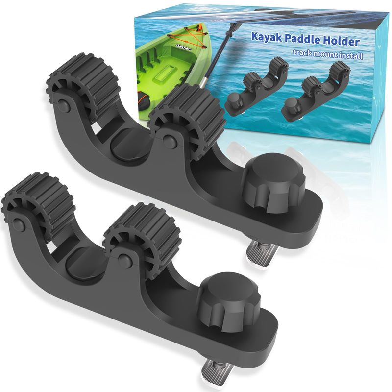 Huntury Kayak Paddle Holder, Save Kayak Track Space, Kayak Fishing Net ...