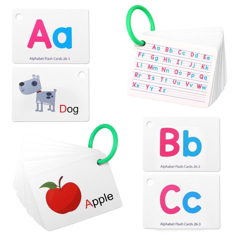 Alphabet Flash Cards for Kids Early Learning Educational First Word ...