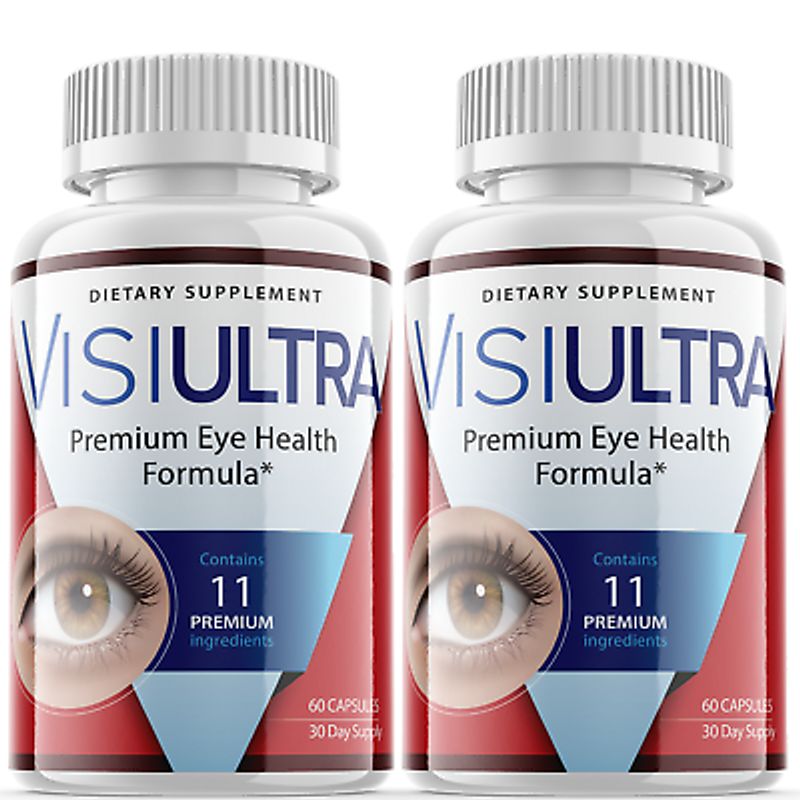 (2 Pack) Visiultra Premium Vision Supplement, Supports Eye Health (120 ...