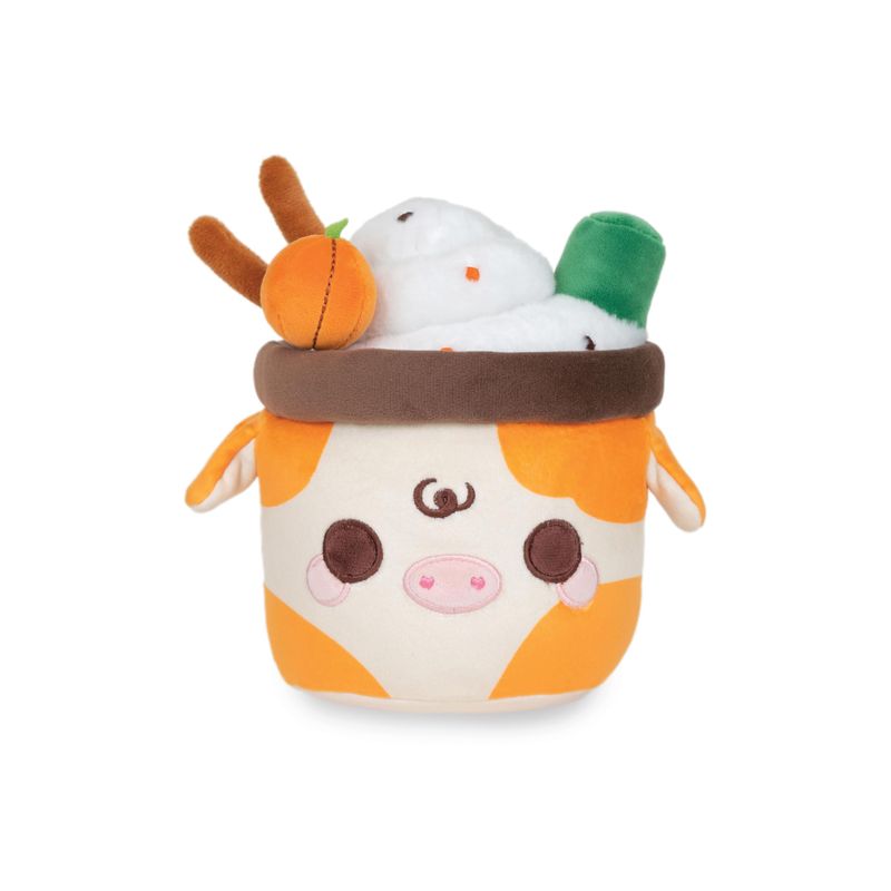 Cuddle Barn PlushGoals - Lil Series Pumpkin Spice Mooshake | Super Soft ...