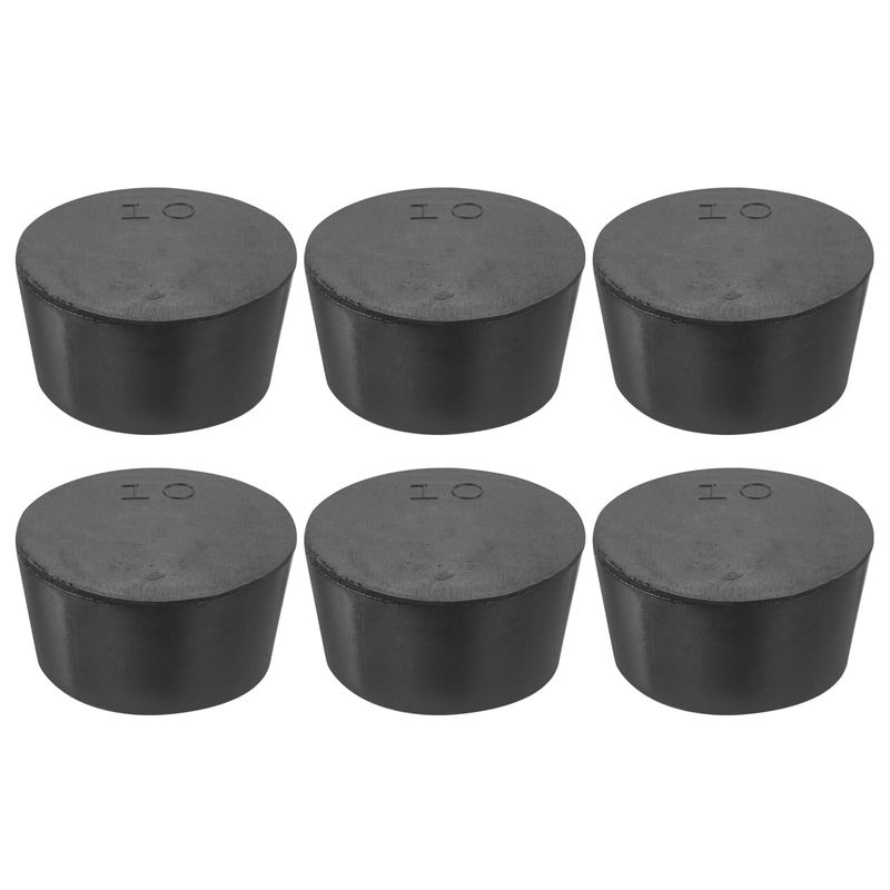 sourcing map Rubber Tapered Plug 41mm to 50mm Solid Test Tubes Bungs ...
