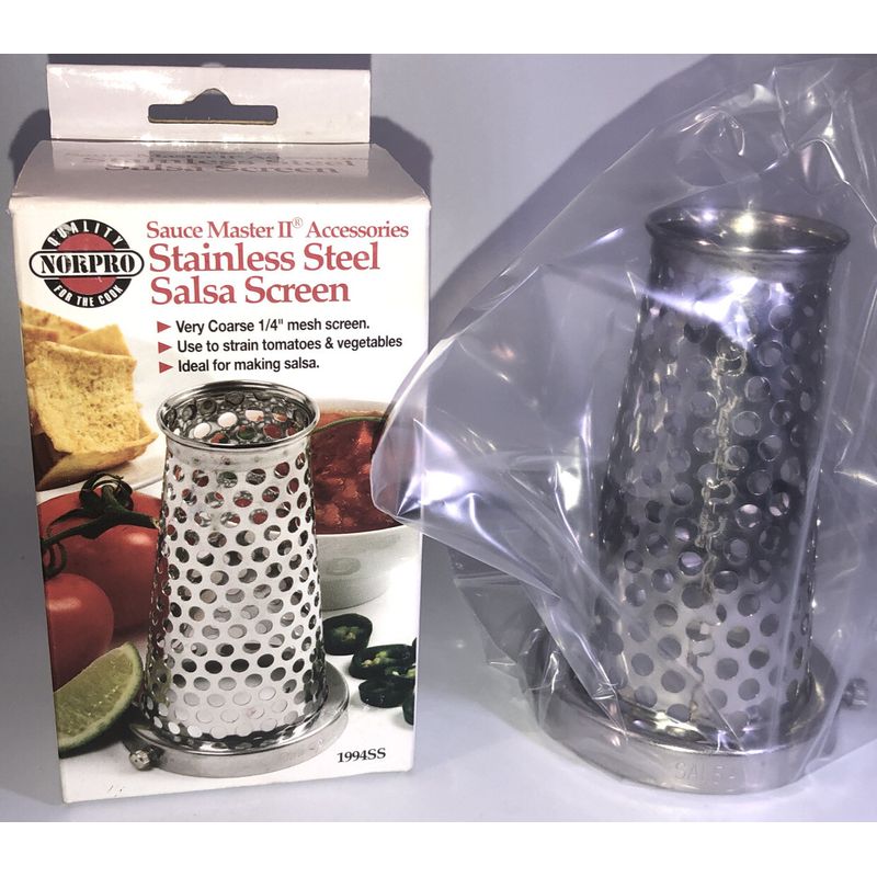 Norpro 1994SS Salsa Screen Stainless Steel-Sauce Master II Acces.-NEW ...