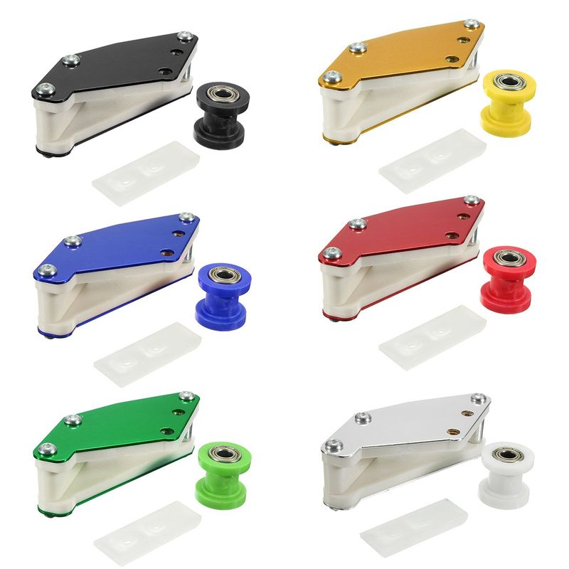 JenNiFer 10mm Pit Bike Chain Roller Guide Kit Nylon For 110cc 125cc ...