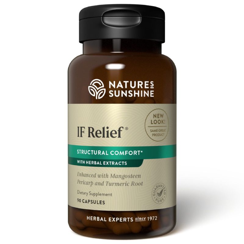 Nature's Sunshine IF Relief, 90 Capsules | Powerful Combination of ...
