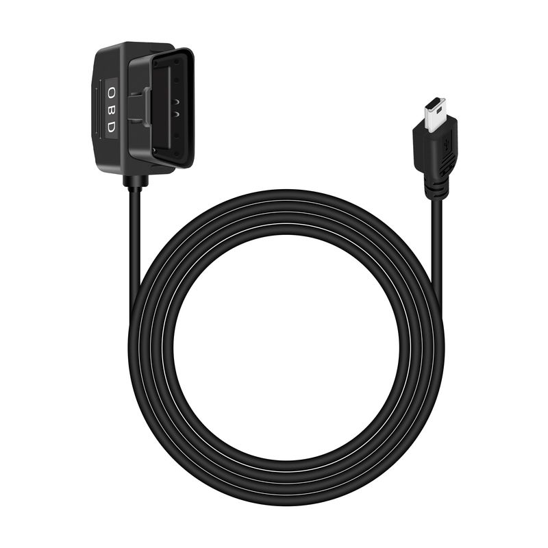 RIIEYOCA OBD Power Cable for Dash Cam, Mini USB to OBD-II Hardwire ...