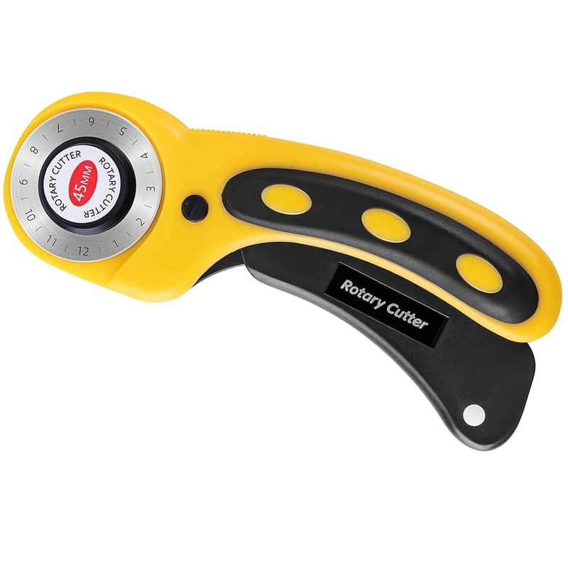YUENTOEN Rotary Cutter, 1.8 inches (45 mm), Round Blade, Rotary Cutter ...
