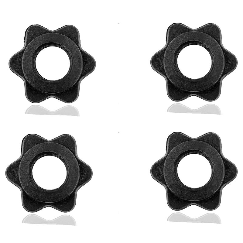Aczyqws 4 PCS Dumbbell Collars,Dumbbell Clips,Anti Slip Barbell Clips ...