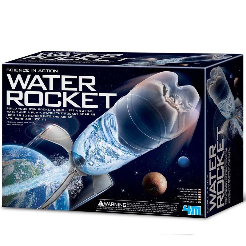 4M Water Rocket, Science Kit to build your own rocket using a bottle ...