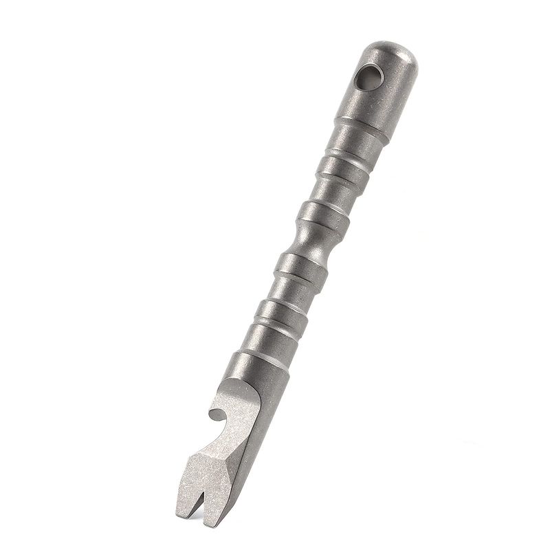 Hamans Titanium Alloy EDC Pry Bar with Bottle Opener Screwdriver ...