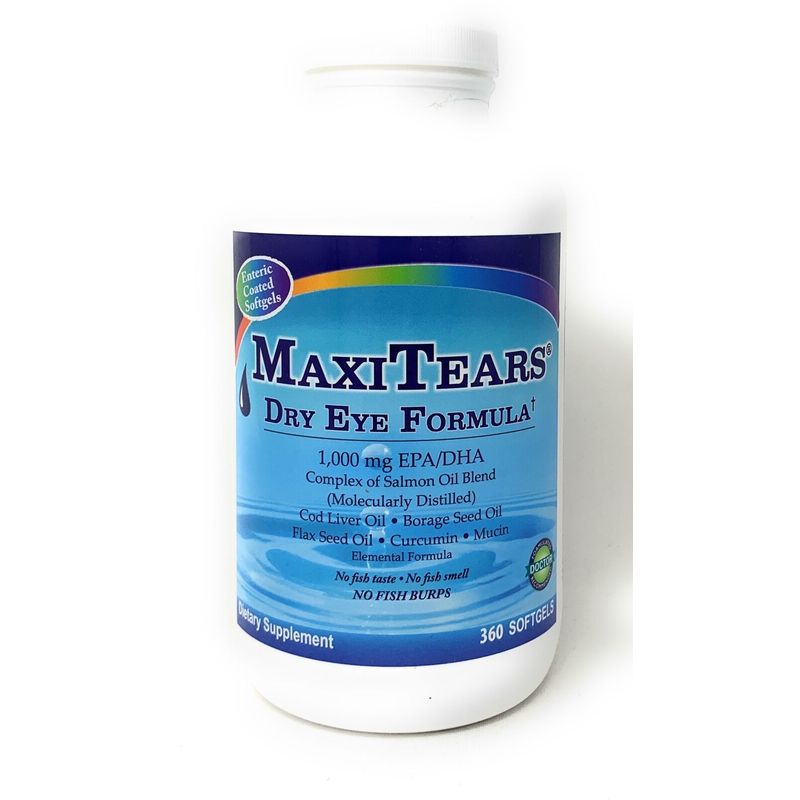 MaxiTears® Dry Eye Formula -1000mg EPA/DHA, 360 Ct - EveryMarket