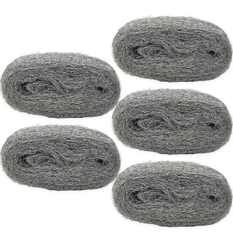 5PACK Steel Wool Fill Fabric DIY Kit for Mice Control, 13 Feet Coarse ...