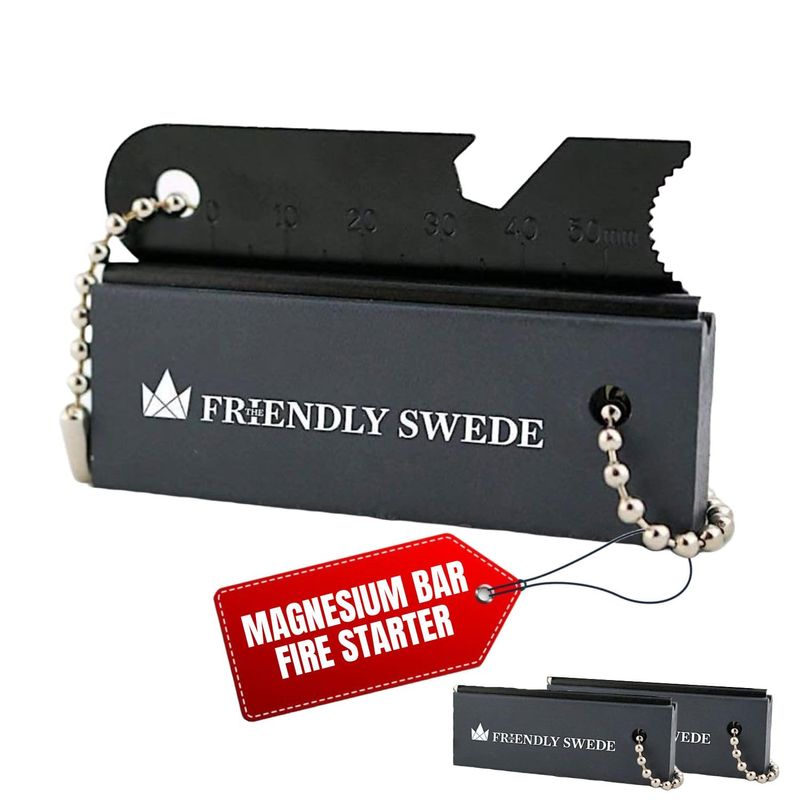 The Friendly Swede Magnesium Fire Starter Kit 3-Pack — Flint and Steel ...