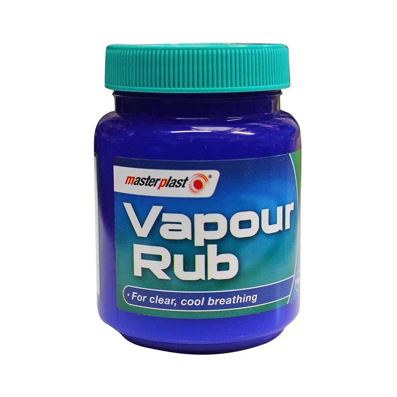 Menthol Vapour Rub Congestion Relief for Chest, Throat & Back Rub ...