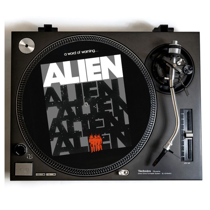 ALIEN, Turntable Slipmat for Vinyl Records, Sci-Fi, Horror, Movie ...