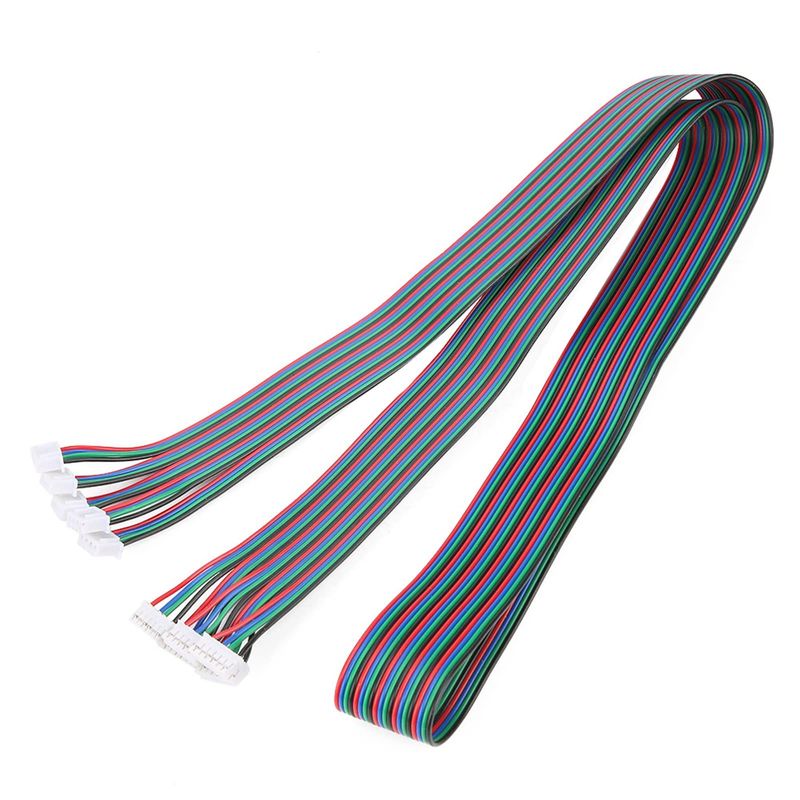 Stepper Motor Cable, 5 Pcs 1M PVC Stepper Motor Cable Ph2.0(Female)-Xh2 ...