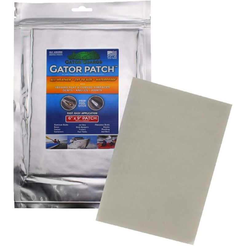 Gator Patch Fiberglass Reinforced Repair Patch - Repairs Holes, Dents ...