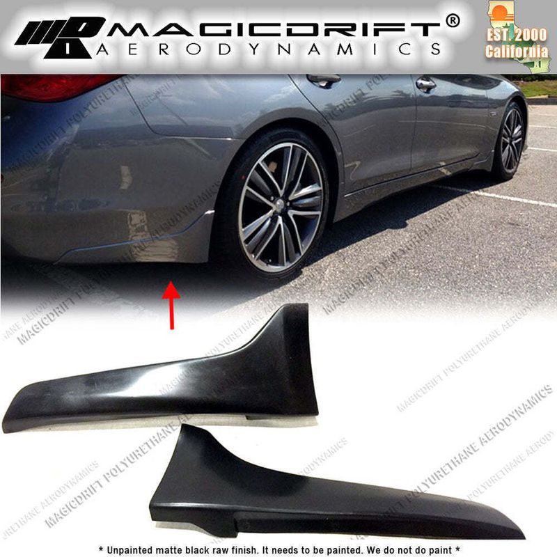 For 2014-2017 Infiniti Q50 Q50S Sports Style Rear Bumper Splash Mud ...