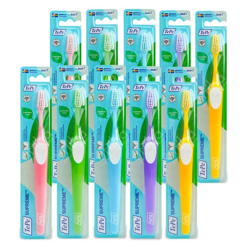 TePe Tepe Toothbrush Supreme Blister Pack Soft 10 Count - Online ...