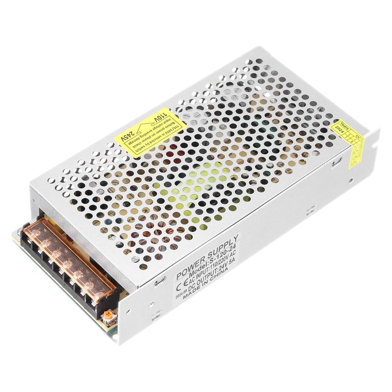 sourcing map 24V 5A Power Supply Adapter Transformer Switch, AC 110V ...