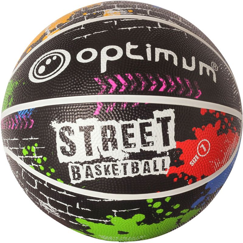 Optimum Street Basketball - Durable Korean Rubber with All-Weather Grip ...
