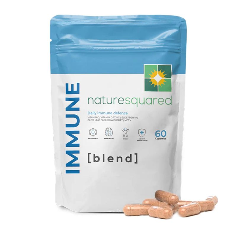 NATURE SQUARED Immune [Blend]: Immune System Booster - 60 High Strength ...