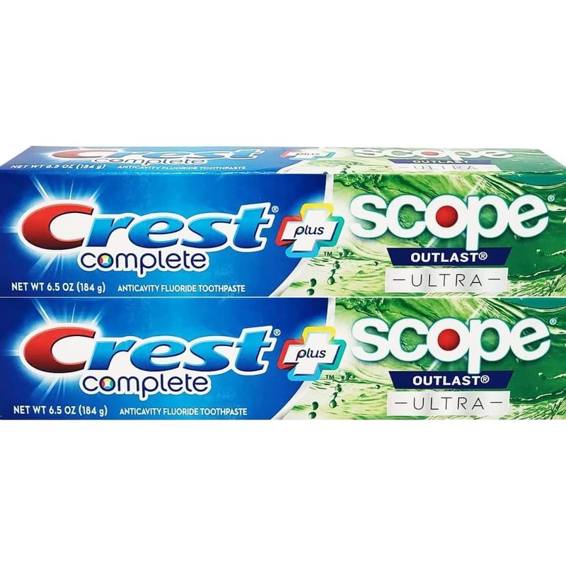 Crest Complete Whitening Plus Scope Outlast Ultra Toothpaste 6.5 oz ...