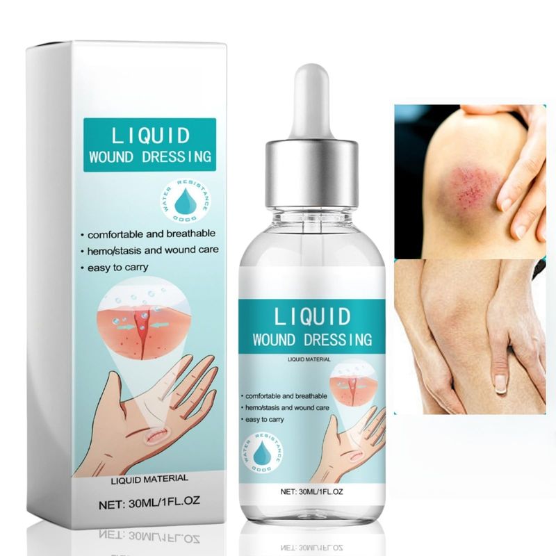 Liquid Wound Dressing, Skin Glue for Wounds Human, Liquid Plaster ...