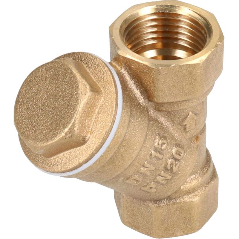 AB Tools-Plumbob 1/2" Compression Inline Y-Strainer Debris Filter ...