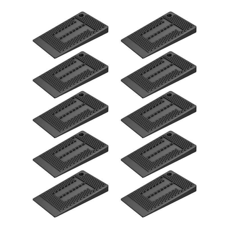 100 Pcs Fence Wedges,Furniture Levellers Packers and Shims Table Rubber ...