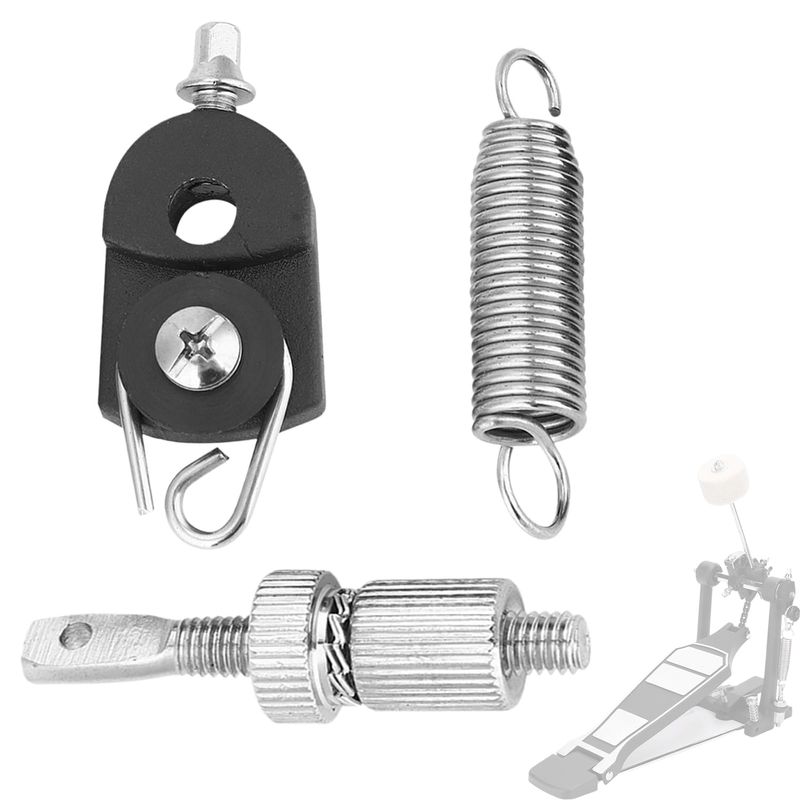 1 Set Bass Drum Pedal Spring, Bass Drum Foot Pedal Spring Cam Tensioner ...